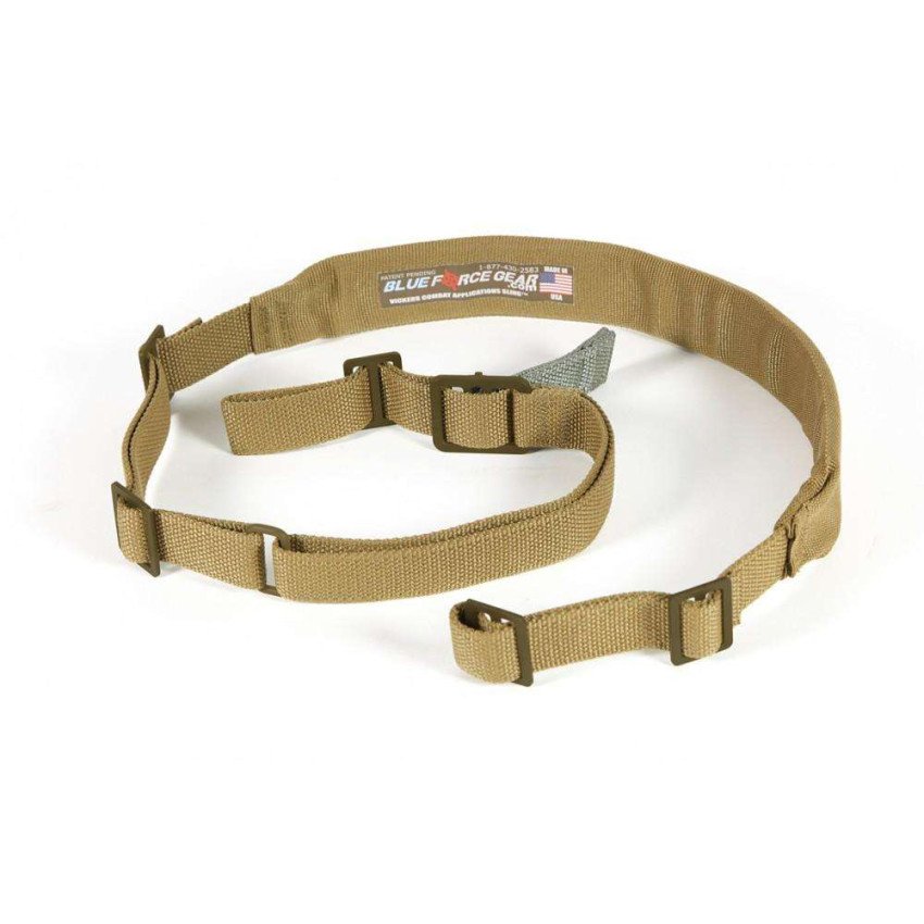 BLUEFORCE VICKERS COMBAT SLING 2PT QWK ADJ PADDED STYLE COYOTE
